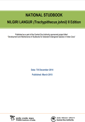 National Studbook Nilgiri Langur (Trachypithecus johnii) II Edition